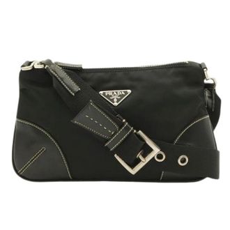 Prada Pre-owned Vintage Schultertasche - - Pre-owned - Damen - Schwarzk - ONE SIZE