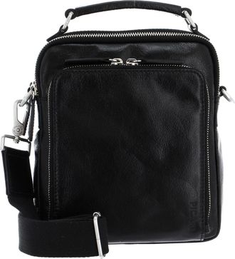 Picard Schultertasche aus Wasserbüffelleder mit Reißverschluss in der Farbe Schwarz,520851B001