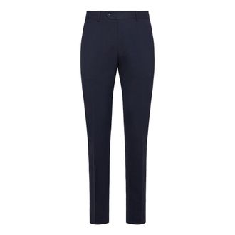 Boggi Milano Homme, Pantalons, Bleu, Taille: 2XL Pantalon de voyage en pure laine
