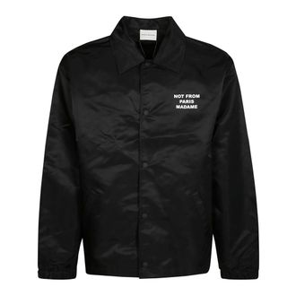 Dr&ocirc;le de Monsieur Homme, Vestes, Noir, Taille: M La Veste Slogan