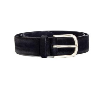 Orciani Nabucco G&uuml;rtel aus geb&uuml;rstetem Nubukleder - - Accessories - Herren - Blau - 105 CM