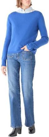 Caroll 232K-MZOAN Cachemire Pull-Over, Royal, M Femme