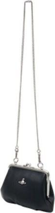 Vivienne Westwood Womens Granny Frame Purse - Vivienne Westwood Synthetic Black Calfskin Bags Handbags-Purses