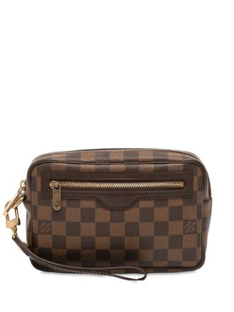 Louis Vuitton 2009 Damier Ebene Pochette Billets Macao clutch bag - Marron