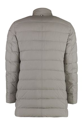 Herno Mens Techno-Nylon Down Jacket Grey Polyamide Padded &