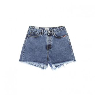 Amish Denim Shorts - - Shorts - Damen - Blau - W29
