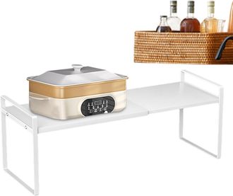 Generic Thekenablage - erweiterbares Mikrowellenregal f&uuml;r die K&uuml;che, Organizer-St&auml;nder f&uuml;r die K&uuml;che, Organizer-St&auml;nder, verstellbare Sp&uuml;lbeckenablage f&uuml;r Gar