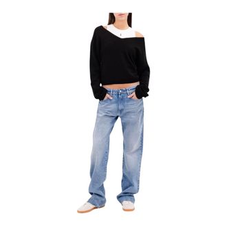 Icon Denim Los Angeles Femme, Jeans, Bleu, Taille: W25 Iris Jeans