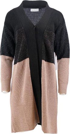 Passioni Cardigan Lang mit Farbblock