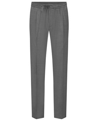 BRIGLIA 1949 Wollhose Wimbledon aus feiner Reda-Schurwolle, Tapered Fit in