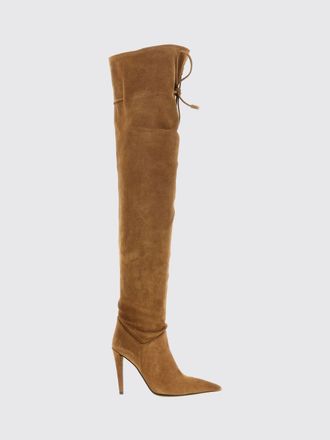 Giuseppe Zanotti Cuissardes en daim avec talon aiguille