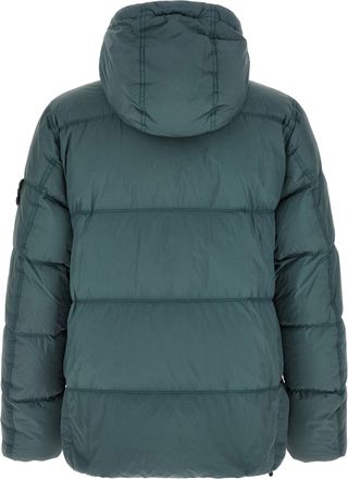 Stone Island Quilted Nylon Down Jacket - Green