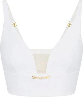 Elisabetta Franchi Damen, Oberteile, Weiß, SGröße