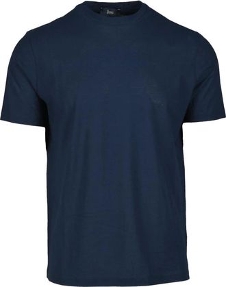 Herno Homme, Tops, Bleu, Taille: 6XL T-shirt en coton