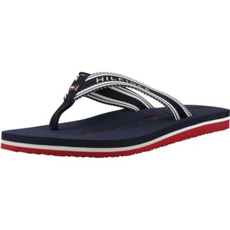 Tommy Hilfiger Femme, Chaussures, Bleu, Taille: 38 EU Webbing Summer Sandal