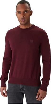 BOSS Boss Kanovano_s Pull tricot&eacute;, Rouge fonc&eacute;, M Homme