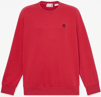 Timberland Oyster River Sweatshirt mit Rundhalsausschnitt f&uuml;r Herren in Rot, Herren, Rot, Gr&ouml;&szlig;e