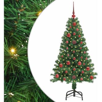 vidaXL K&uuml;nstlicher Weihnachtsbaum mit 150 LEDs mit St&auml;nder Gr&uuml;n 120 cm vidaXL