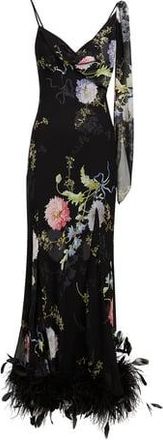 Self Portrait Robe longue imprim&eacute; floral