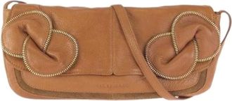 Chlo&eacute; Sac bandouli&egrave;re en cuir Pre-owned - Femme - Pre-owned - Brun - Taille: ONE Size