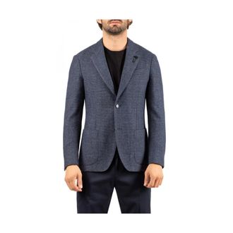 Lardini Homme, Vestes, Bleu, Taille: L Veste crois&eacute;e &agrave; 2 boutons