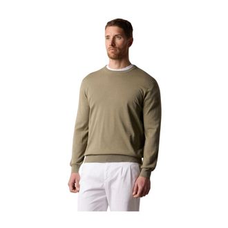 Brooks Brothers Mak&ograve; Cotton Crewneck Sweater - - Knitwear - Herren - Gr&uuml;n - L