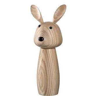 Leonardo Leonardo CUCINA Gewürzmühle, Hase Gewürzstreuer aus Holz, braun, 25 cm, 018699