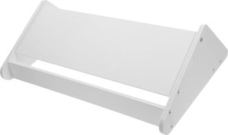 Lurrose Wandmontiertes Schuhregal Wei&szlig; Schuhablage ohne Bohren Schuhhalterung f&uuml;r Zuhause und Schlafzimmer Praktische Wandaufbewahrung