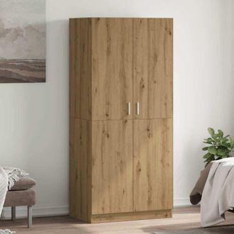 vidaXL Kleiderschrank Artisan-Eiche 90x52x200 cm Holzwerkstoff - Vidaxl