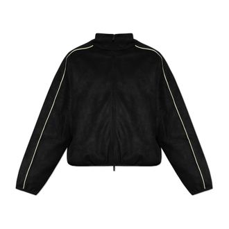 Fear of God Homme, Sweatshirts et sweats &agrave; capuche, Noir, Taille: XS Veste de surv&ecirc;tement moderne Signature
