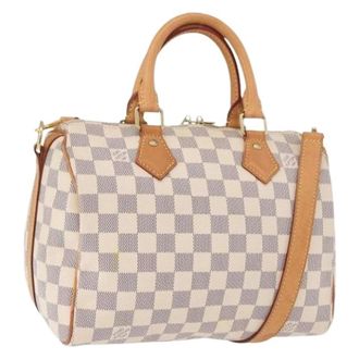 Louis Vuitton Pre-owned Speedy Bandouli&egrave;re 25 Sac &agrave; main - Femme - Pre-owned - Blanc - Taille: ONE Size