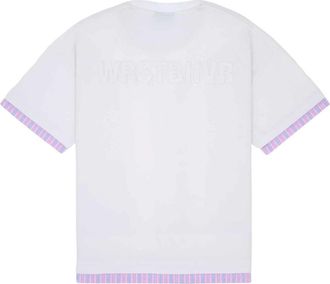 Worst Behavior Wrstbhvr, Femme, Tops, Blanc, Taille: 42 FR T-shirt Coupe Ample