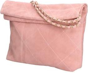 Gave Lux Sac &agrave; bandouli&egrave;re pour femme en cuir v&eacute;ritable Made in Italy 32x34x6 cm GLX228103923FBG, Rose antique, Taille unique