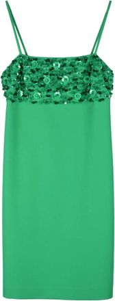 P.A.R.O.S.H. P.a.r.o.s.h., Femme, Robes, Vert, Taille: 40 FR Tubino Longuette