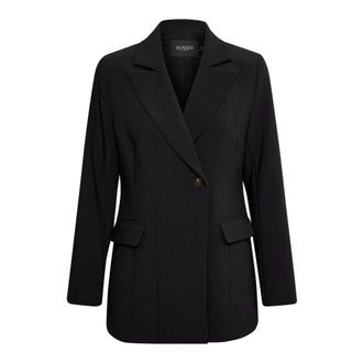 Soaked In Luxury Klassischer Schwarzer Blazer - - Jackets - Damen - Schwarzk - XL