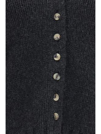 Khaite Axel Cardigan - Charcoal