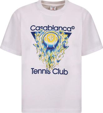 Casablanca Femme, Tops, Blanc, Taille: 42 FR T-shirt