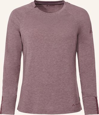 Vaude Langarmshirt Skomer Iii rot