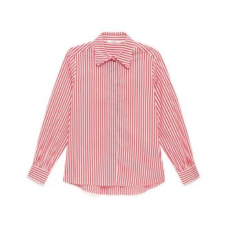 Maliparmi Maliparmi, Femme, Blouses et Chemises, Rouge, Taille: 44 FR Chemise Fleur Ray&eacute;e