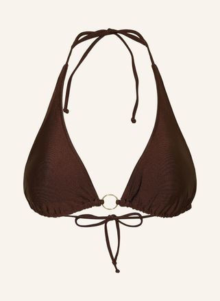 Mrs & Hugs Mrs & Hugs Triangel-Bikini-Top braun
