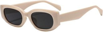 Generic Lunettes De Soleil D&eacute;coratives For Hommes Et Femmes, Id&eacute;ales For Le Sport, Les Vacances Ou D&eacute;placements(Beige)
