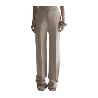 MUGLER Femme, Pantalons, Brun, Taille: 40 FR Wide Pantalons
