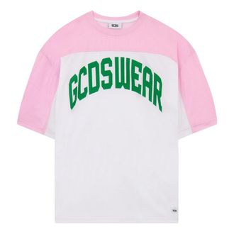 GCDS Color-Block T-Shirt - - Tops - Herren - Rosa - S