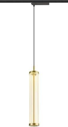 SLV QUIMERA MESSING | für 1 Phasen-System, Hängelampe aus Glas, Pendelleuchte Rund, Dimmbare Esszimmerleuchte, Vintage Wohnzimmerlampe mit Warmweißem Lich