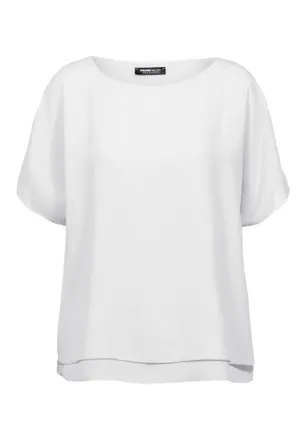 Frank Walder Klassische Bluse mit Lagenoptik