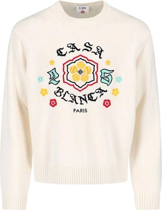 Casablanca Homme, Pulls, Blanc, Taille: XL Maglia