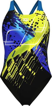 Arena Damen Schwimmanzug WOMENS FUNNY SPOT SWIMSUIT V BACK LB