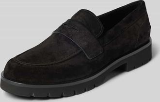 H&ouml;gl Loafers aus Velours mit profilierter Sohle