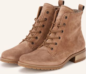 Paul Green Schn&uuml;rboots beige