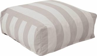 Oviala Sitzsack, gestreift, f&uuml;r Gartenm&ouml;bel, modular, Beige - Mixi